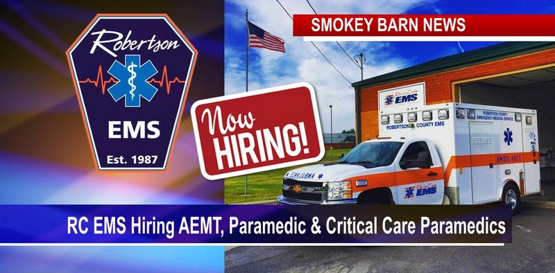 Paramedic & AEMT Careers At Robertson County EMS (Join Our Team ...