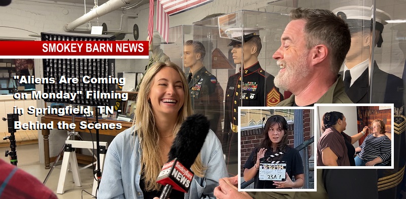 "Aliens Are Coming on Monday" Filming in Springfield- Exclusive Behind ...