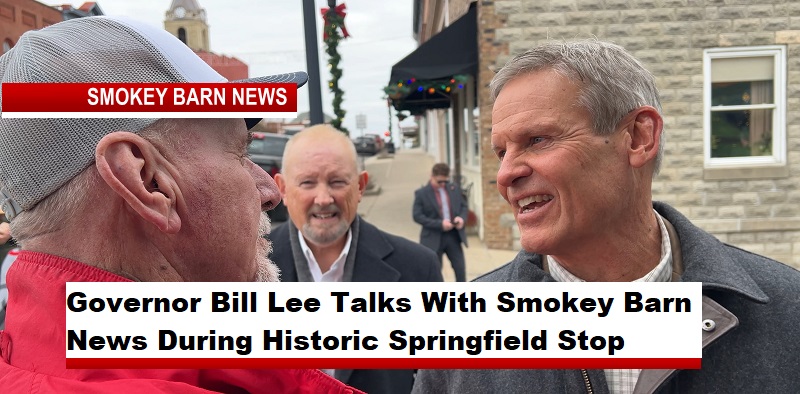 Governor Bill Lee Talks With Smokey Barn News During Historic ...